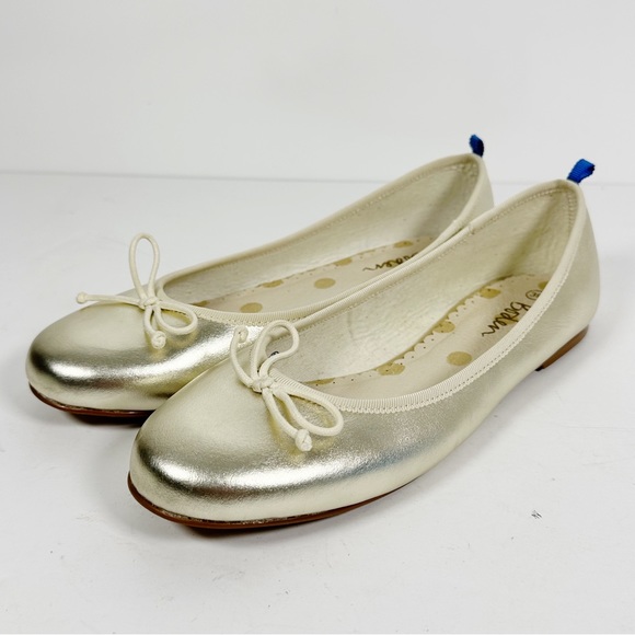 Boden | Shoes | Boden Metallic Gold Ballet Flats | Poshmark